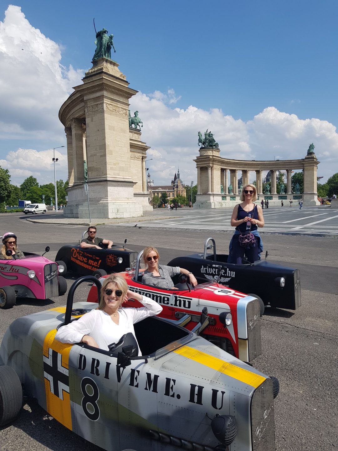 Drive a Mini Hot Rod and discover Budapest